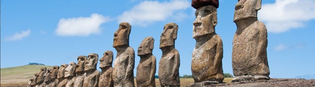 Moai beelden Paaseiland, een mysterie - Tuinbeeldencenter.nl